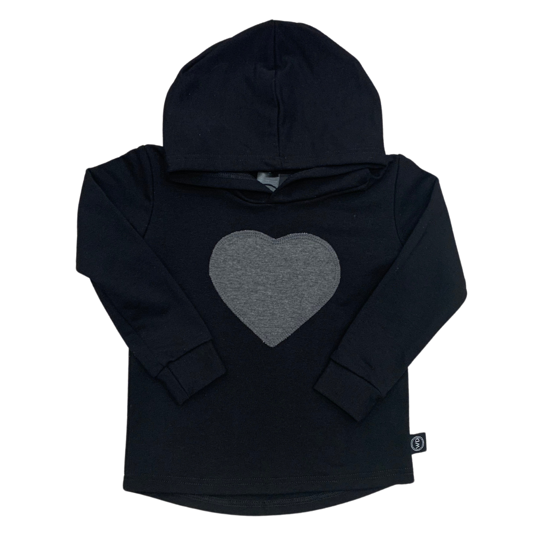 Kids Bamboo Love Hoodie. Ethically made in Canada | Wooly Doodle